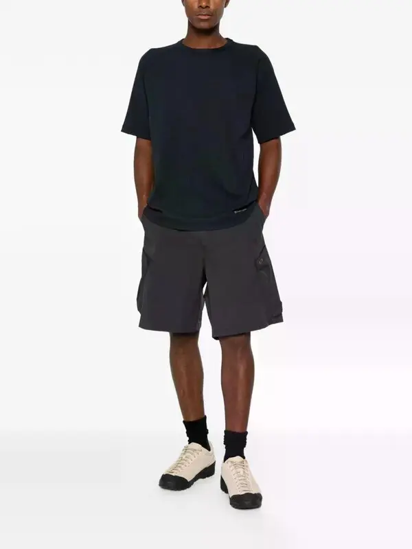 SNOW PEAK Ribbed Raglan-sleeve T-shirt