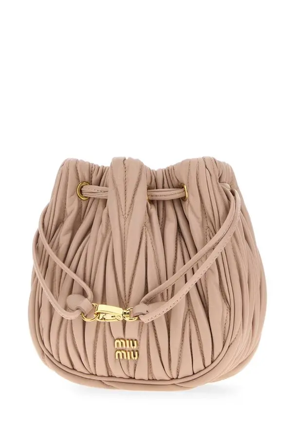 Miu Miu Powder Nappa Leather Pouch