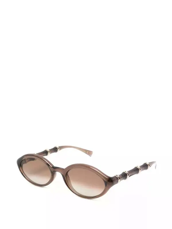 Gucci Geometric Frame Sunglasses - Neutrals