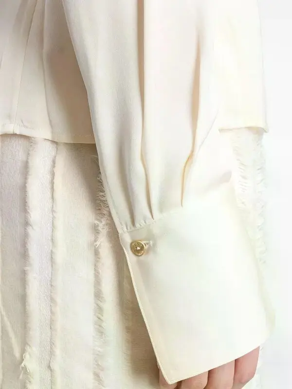 Cult Gaia Cynara" Button-up Long-sleeved Shirt