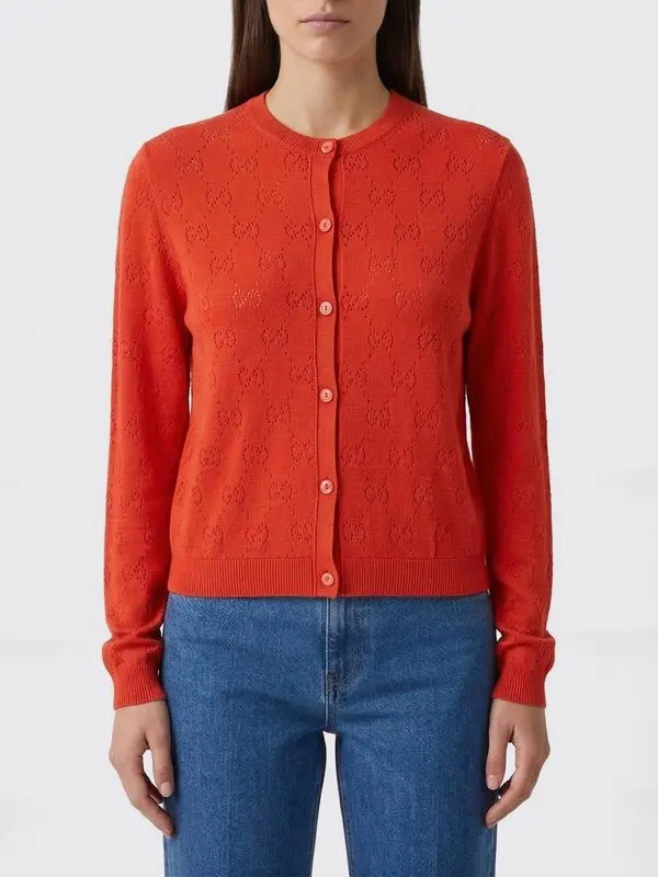 Gucci Knitted Sweater - Red