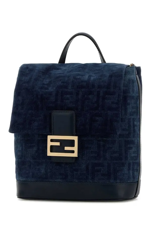 Fendi Velvet Backpack