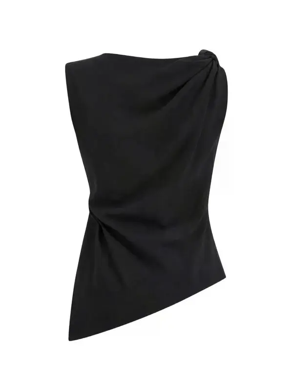 RÓHE Draped Asymmetrical Hem Top
