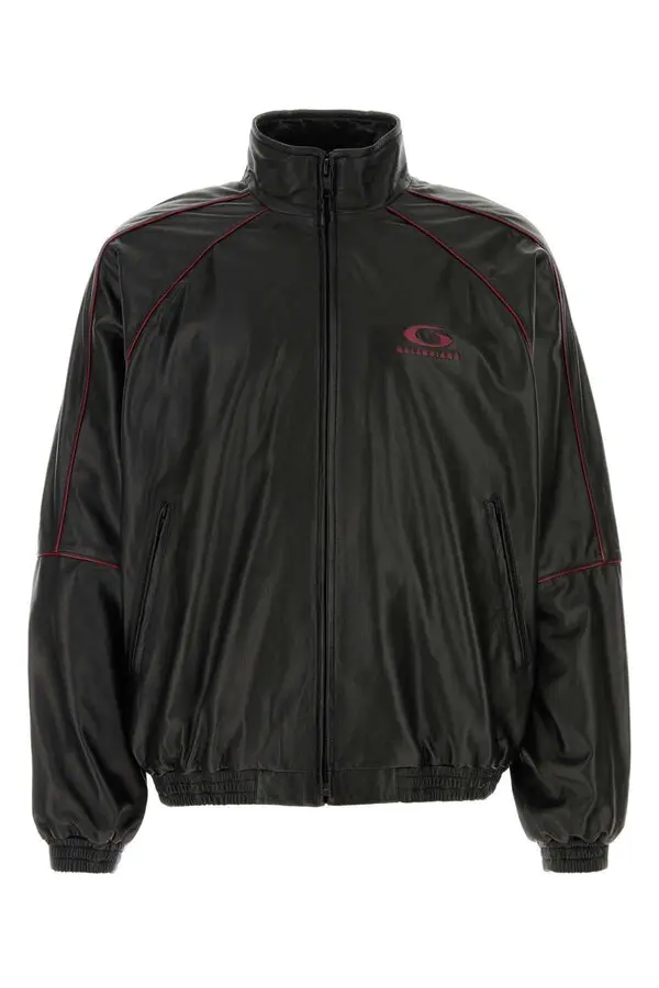 Balenciaga Leather Jacket - Black