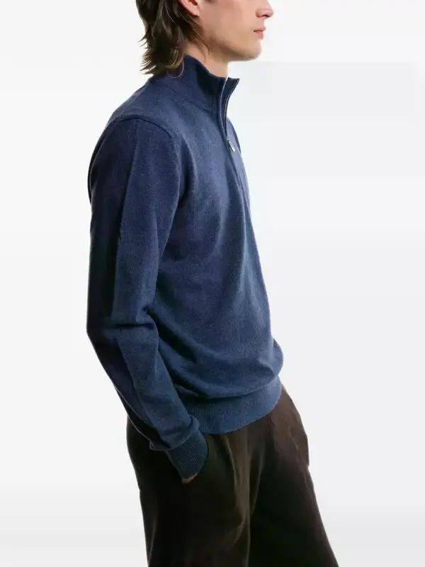 PIACENZA CASHMERE 1733 Cashmere Quarter-zip Sweatshirt