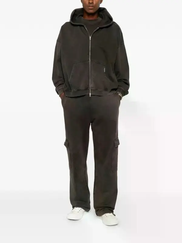 REPRESENT Initial Zip-up Cotton Hoodie