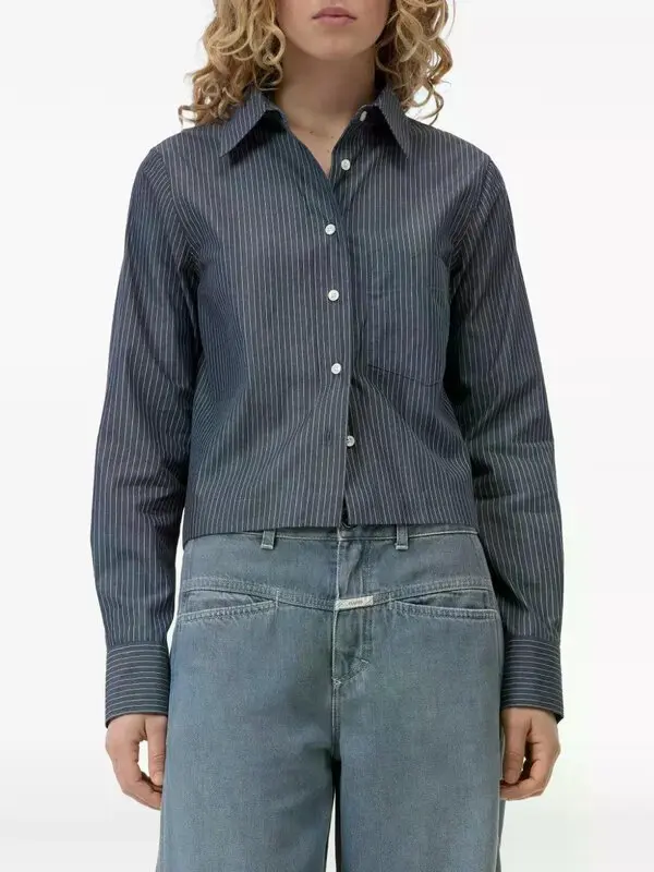 Closed Pinstriped Shirt