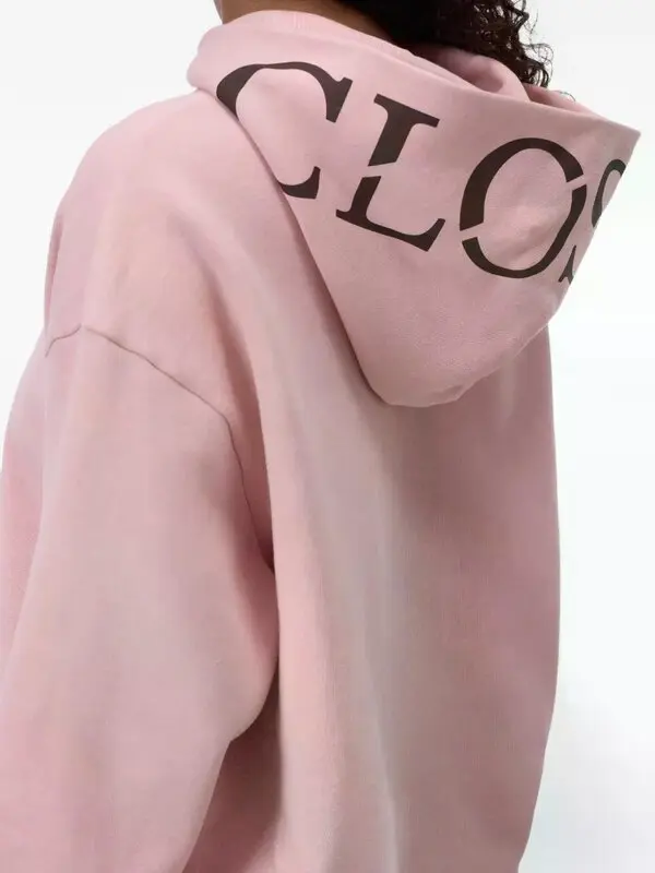 Closed Logo Print Cotton Hoodie