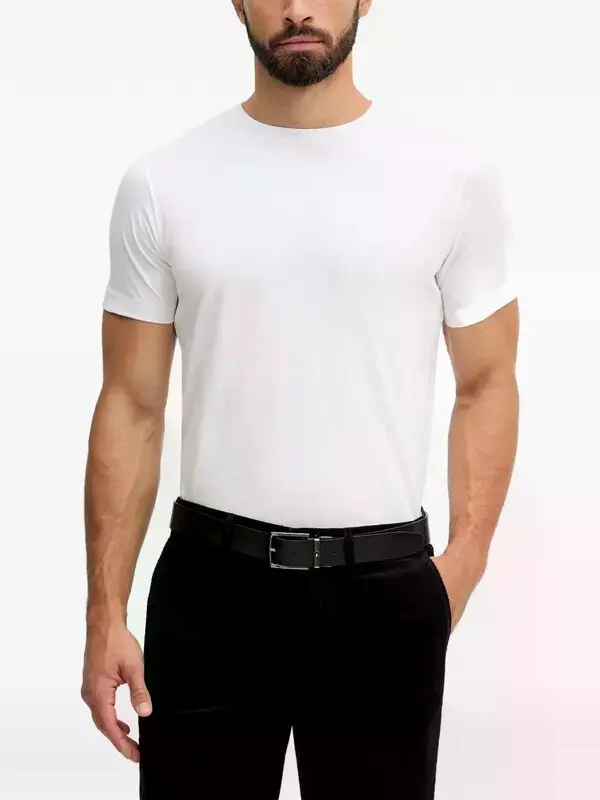 Karl Lagerfeld Logo-print Crew-neck T-shirt - White