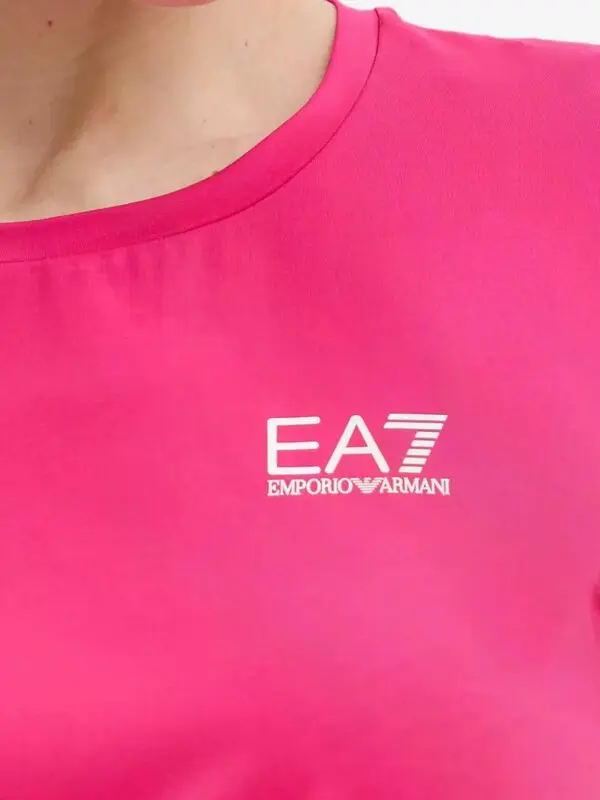 EA7 Logo Print Short Sleeve T-shirt