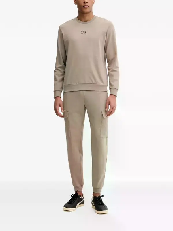 EA7 Logo-print Cargo Pants