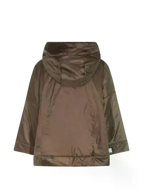 Max Mara The Cube Hooded Zip-up Coat