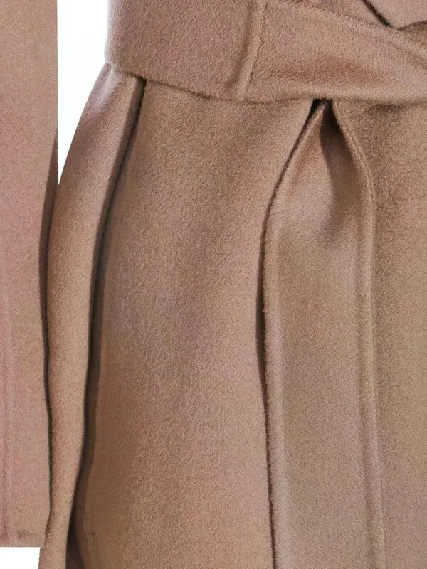 Max Mara Belted Shawl-collar Coat