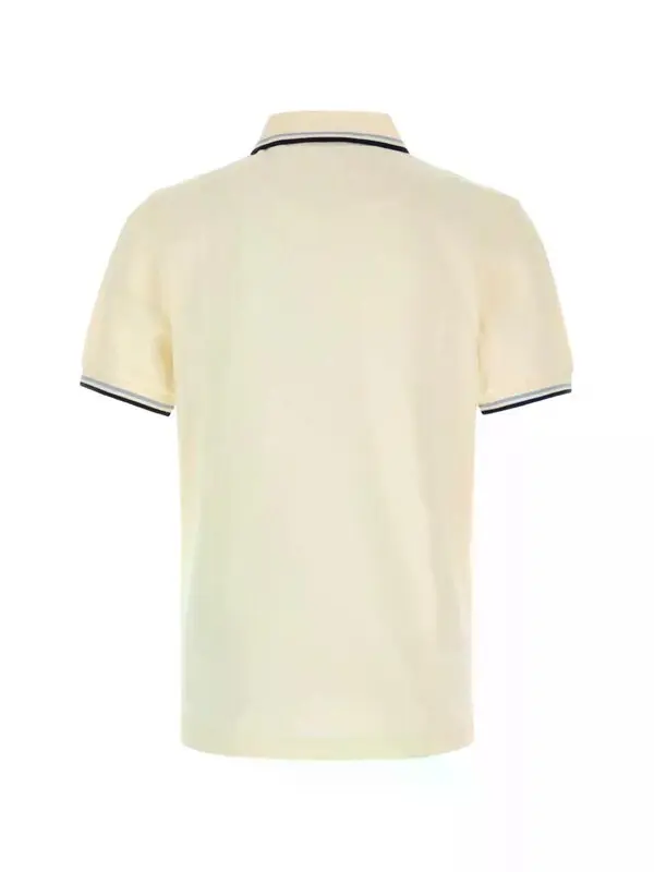 Fred Perry Tipping-detail Piqué Polo Shirt - Neutrals