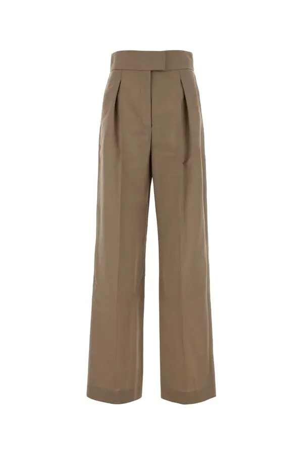 Valentino Garavani Cappuccino British Mohair Pant - Brown