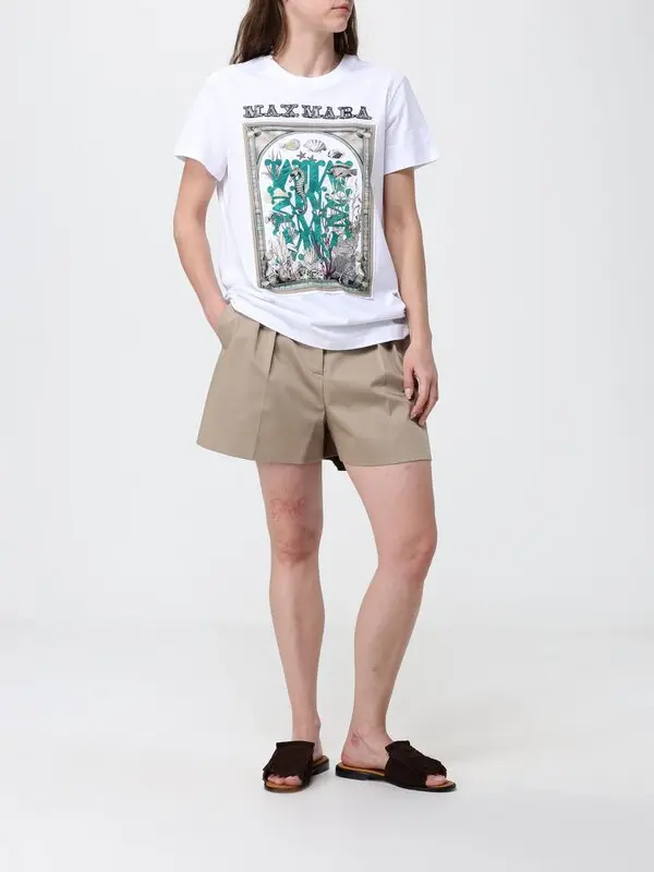 Max Mara Tailored Pleated Shorts - Brown
