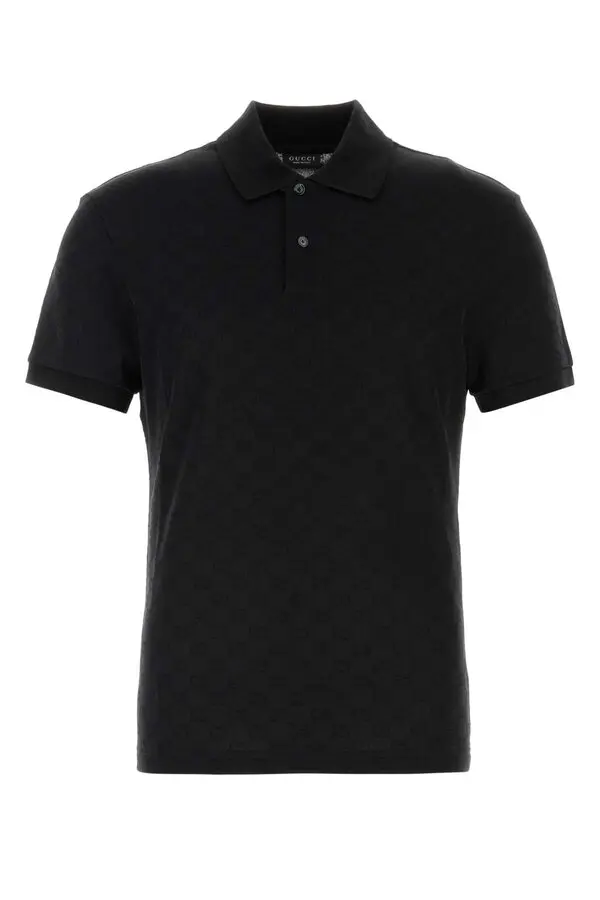 Gucci Jersey Polo Shirt - Black