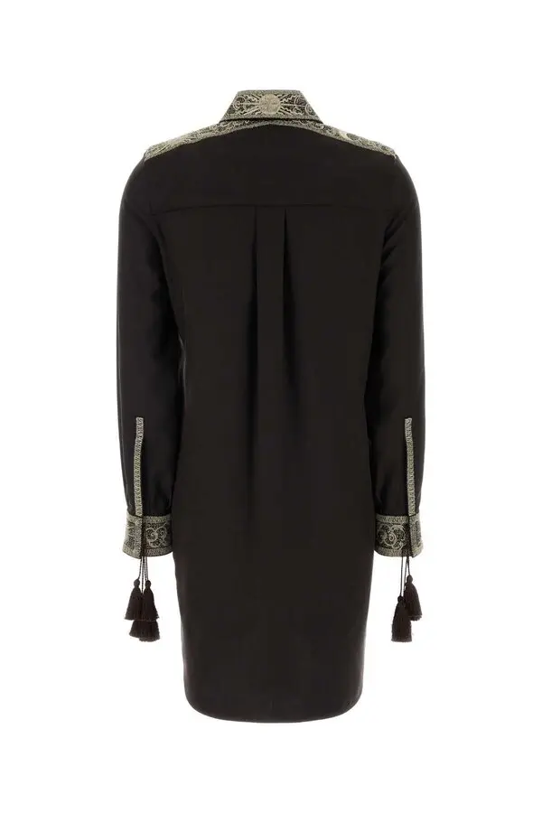 Burberry Silk Shirt Dress