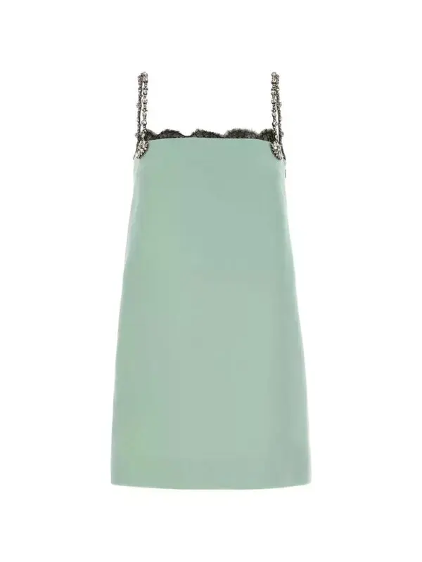 Valentino Garavani Embellished Mini Dress - Blue