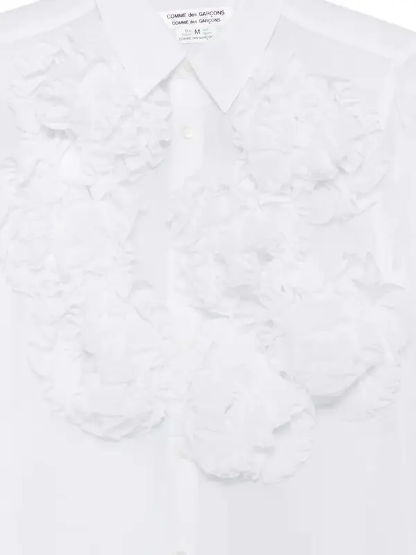 Comme Des Garçons Ruffled Long Sleeve Shirt