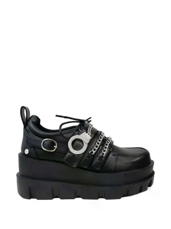 ALTERCORE Neri Chain-link Platform Shoes - Black