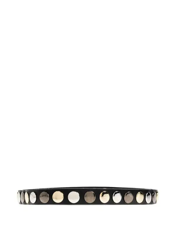 IRO PARIS Embellished Leather Belt - Black