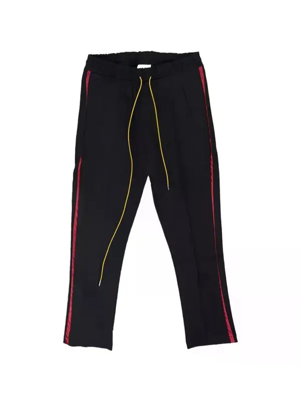 Rhude Traxedo Side-stripe Track Pants - Black