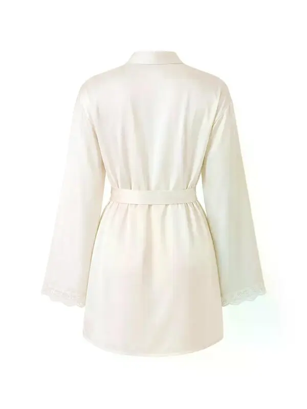 Guess Lace Trim Dressing Gown