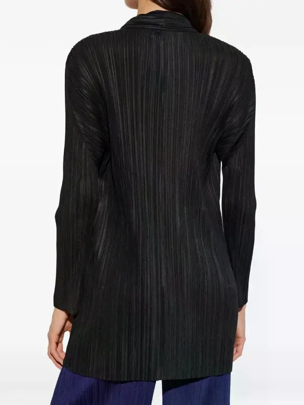 Issey Miyake Pleated Cardigan-coat