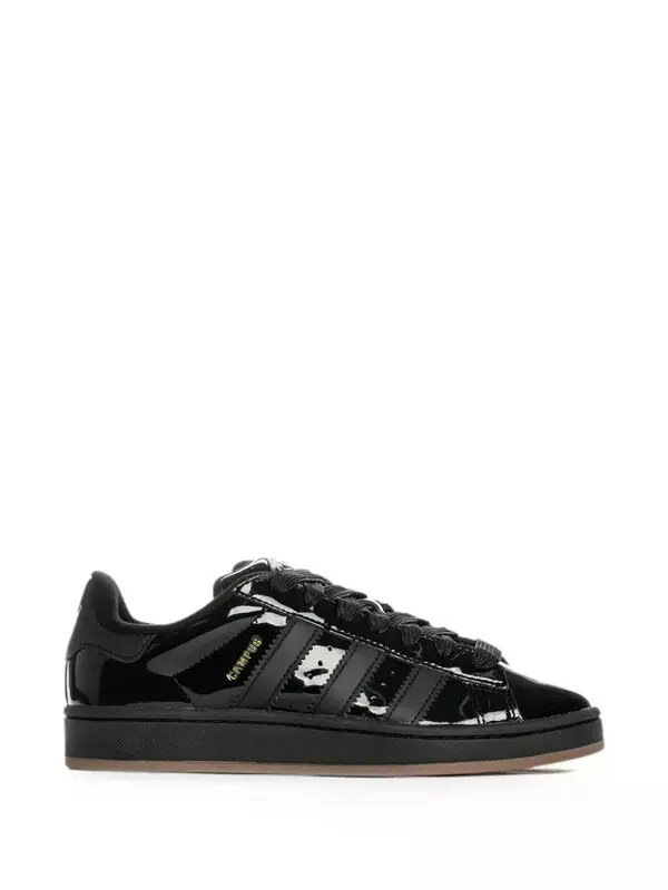 Adidas Campus 00s Patent Leather Sneakers - Black