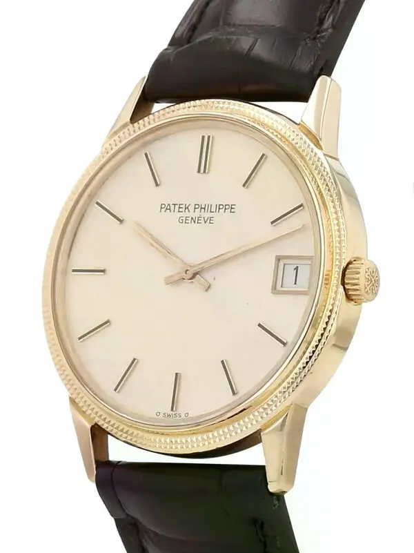 Patek Philippe Calatrava Clous De Paris 33mm Watch - Neutrals