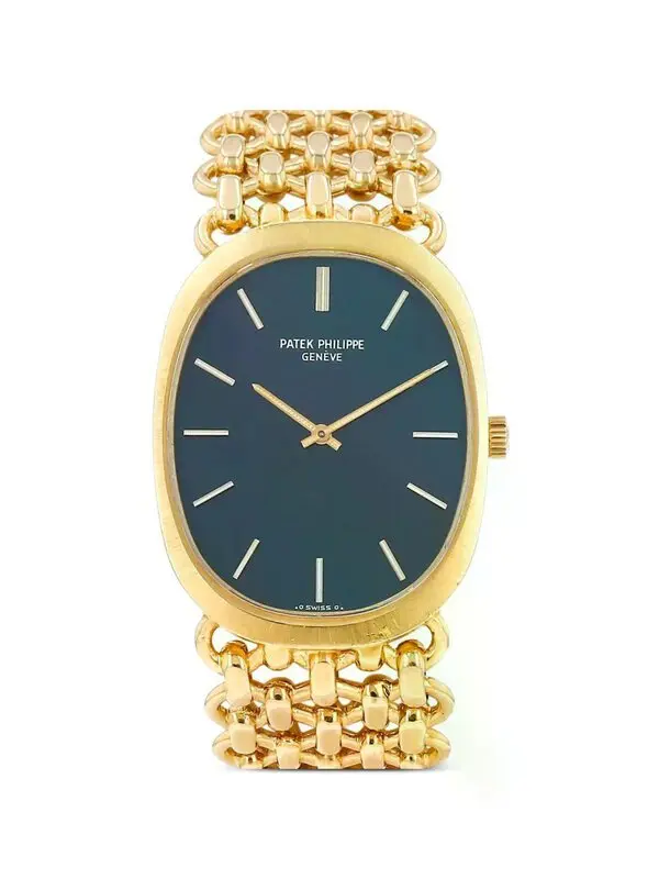 Patek Philippe Golden Ellipse 34mm Watch - Blue