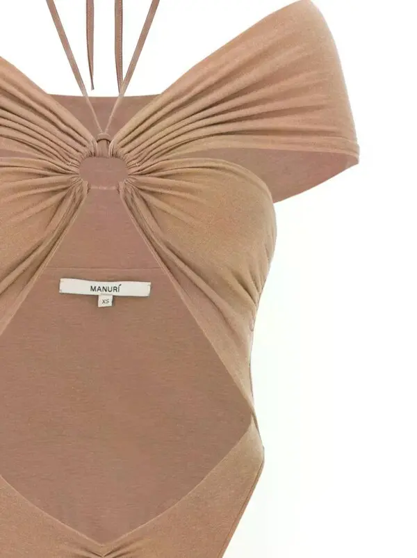 MANURI Eleni Cut-out Bodysuit