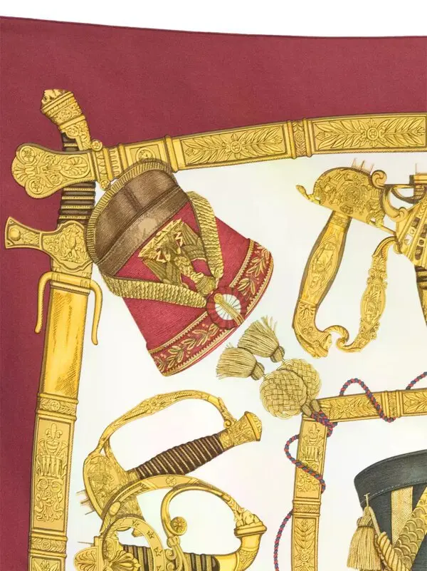 Hermès 1985 Grand Uniforme Silk Scarf