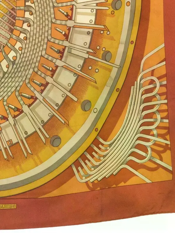 Hermès 1970s Alternateur Silk Scarf