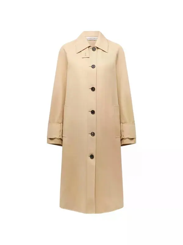 Another Tomorrow Double Face Balmacaan Coat