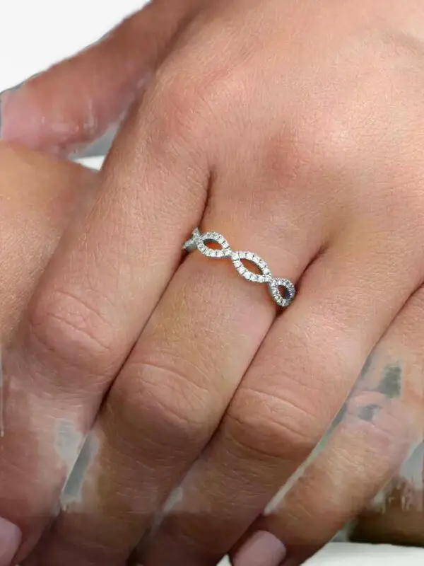 DANA REBECCA DESIGNS Sophie Ryan Diamond Infinity Ring