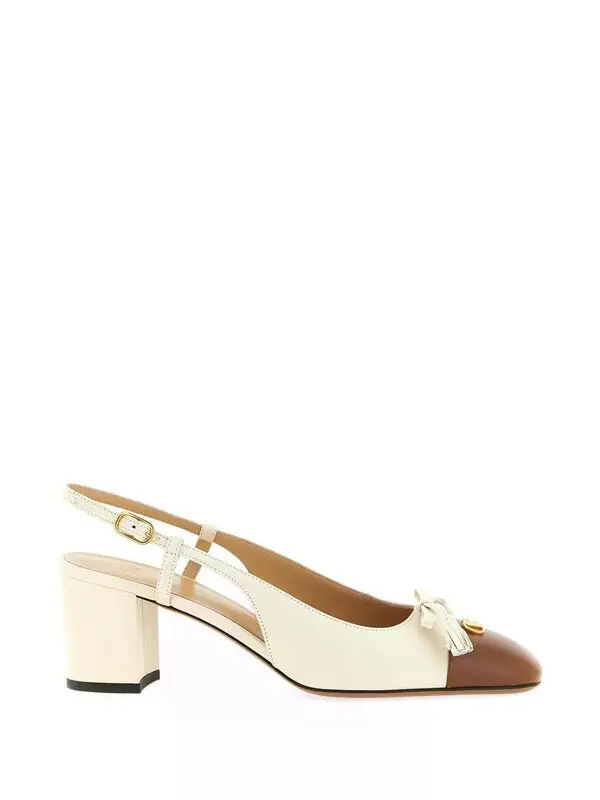 Valentino Garavani Bow Detail Slingback Pumps - Neutrals