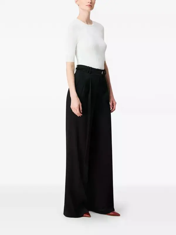 Another Tomorrow Pleated Trousers