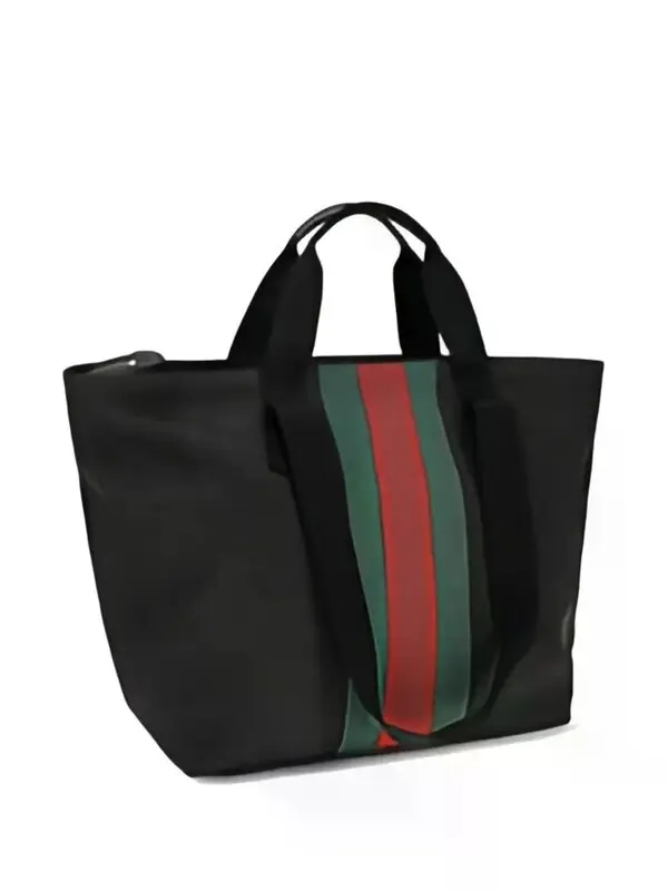 Gucci Positano Web Stripe Tote Bag