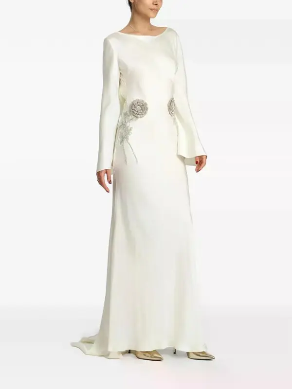 MIAU BY CLARA ROTESCU Milos Bead-embellished Gown