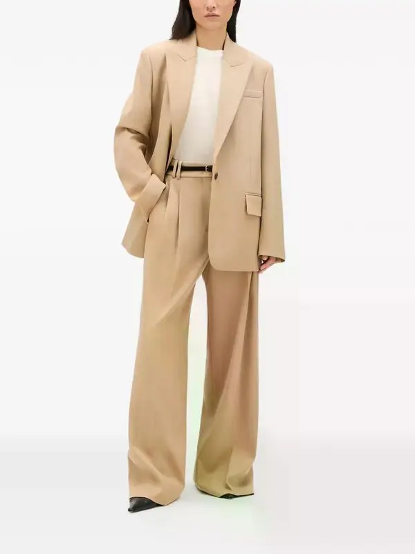 Another Tomorrow Oversized Peak-lapel Blazer