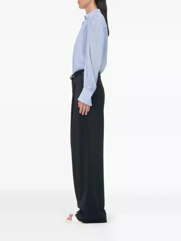 Another Tomorrow Gathered Georgette Blouse