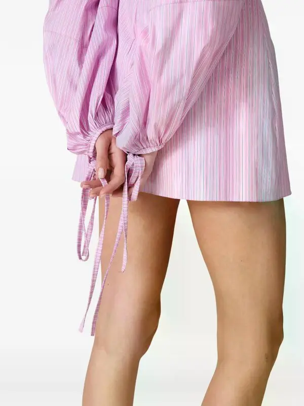 PNK Striped Wrap Dress