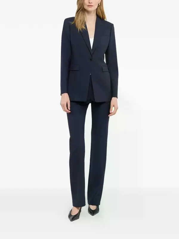 Another Tomorrow Single-button Blazer