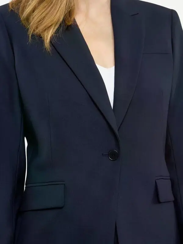 Another Tomorrow Single-button Blazer