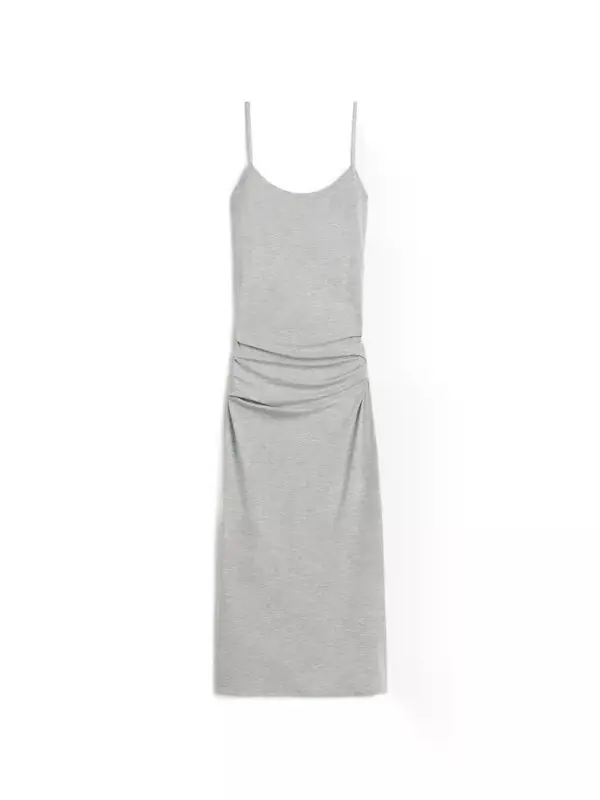 TOTEME Mélange Slip Midi Dress - Grey
