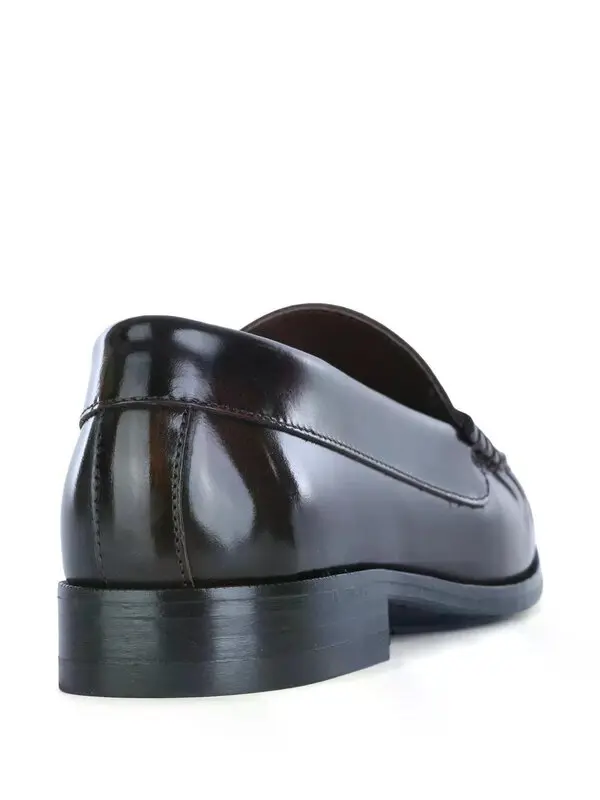 ALOHAS Rivet Leather Loafers