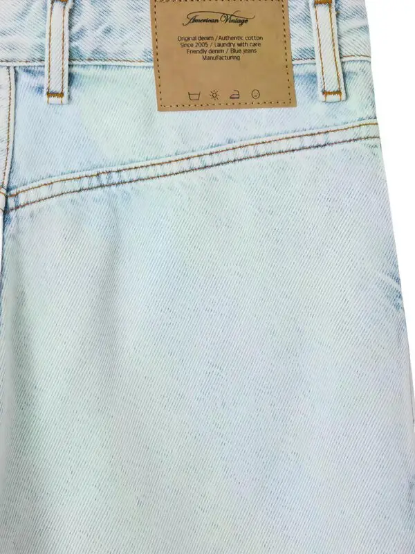 American Vintage Joybird Cycling Denim Shorts