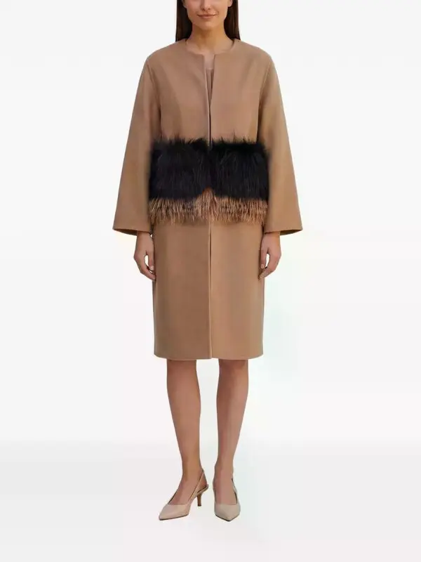 Saint Laurent Fur-trimmed Set